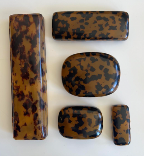 Collection of Tortoiseshell Boxes (Set of 5) | m+m interior design