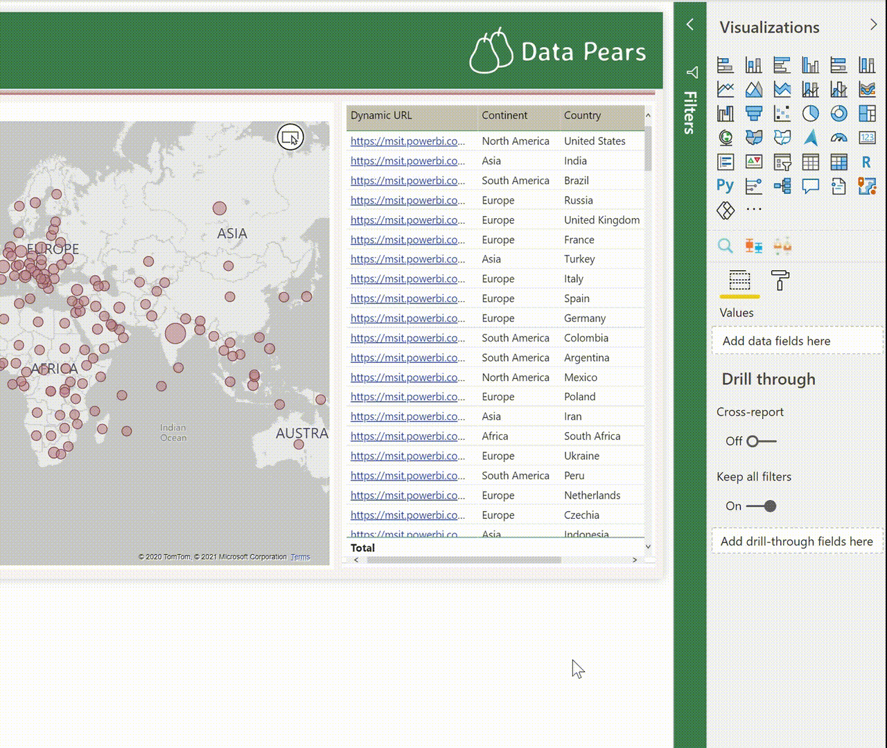 Dynamic embedded URLs in Power BI Dynamic embedded URLs in Power BI