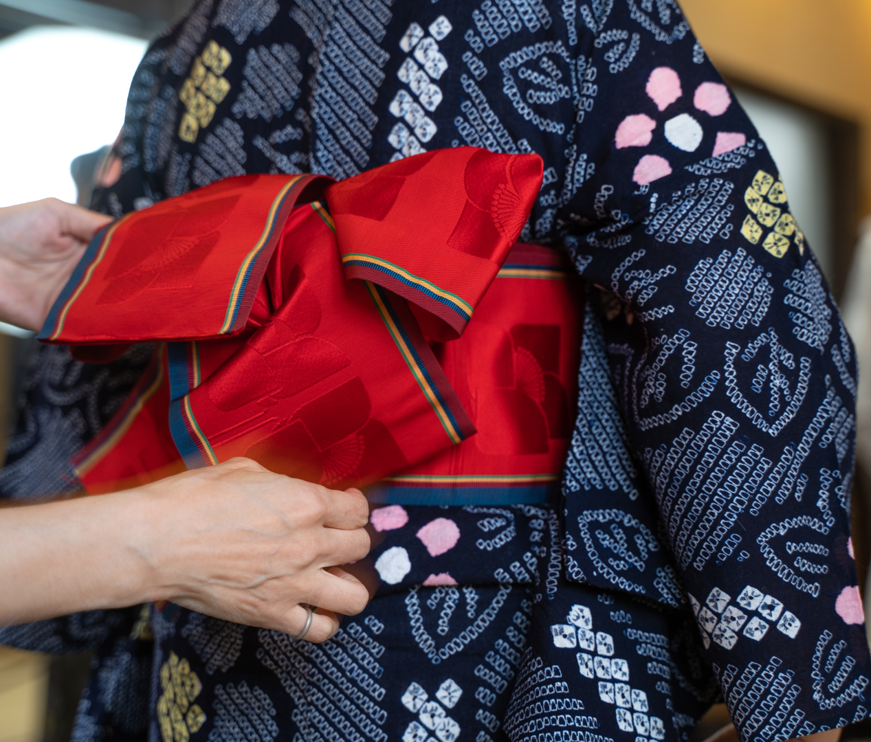 着付け Kitsuke -Try on Yukata | Spirit of Japan