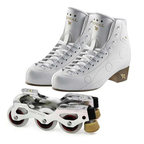 Patines Inline Risport ROYAL PRO + SNOW WHITE + ruedas Speed Max o ...