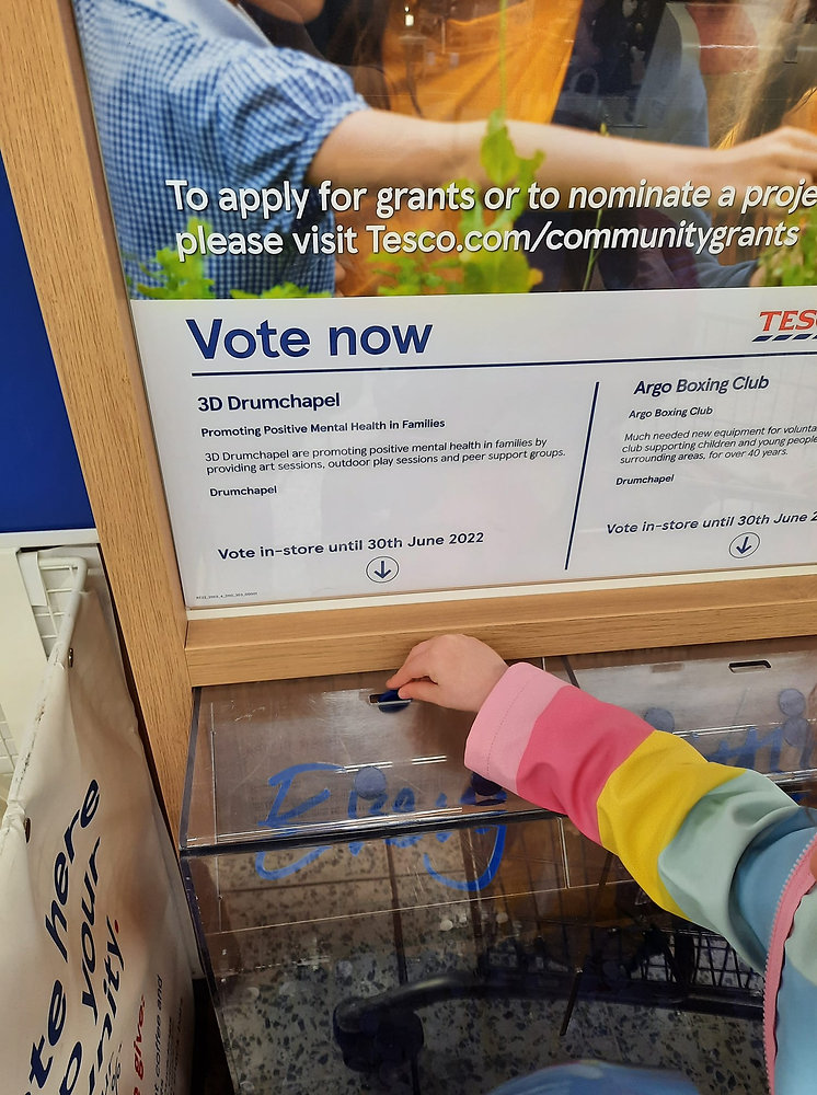 Vote for us at your local Tesco!