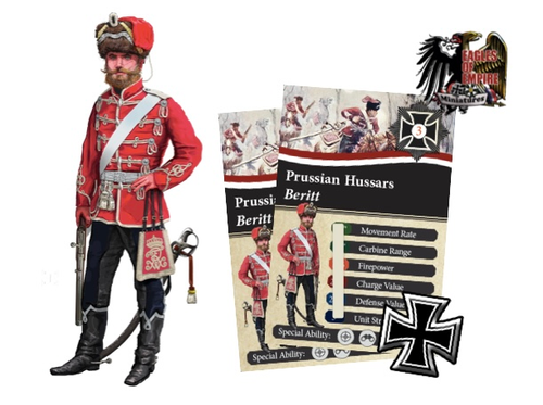 Unit Cards - Prussian Hussars | eagles-of-empire