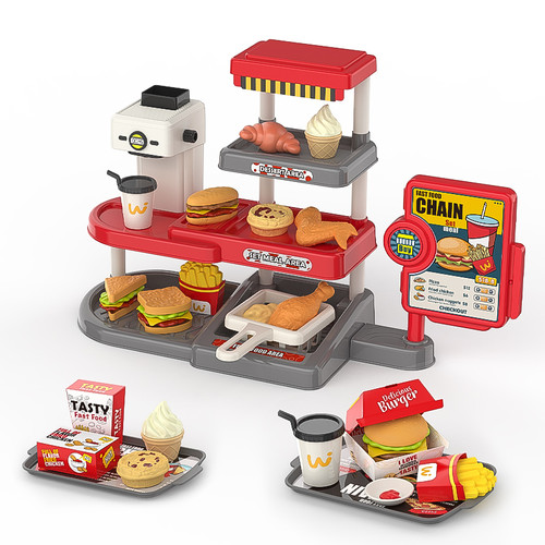 Mini Panda Mini fast food set 3+ (Birthday gift) | Mini Panda