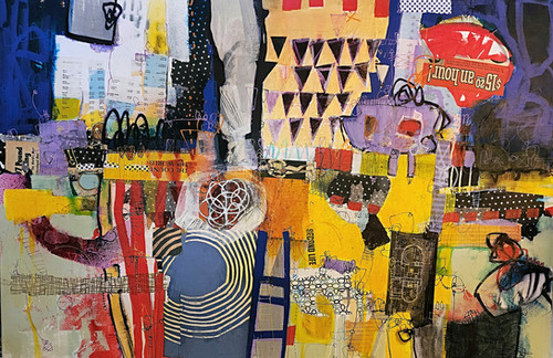 Night Owls, 24" x 36" | Nancy Johns Gallery