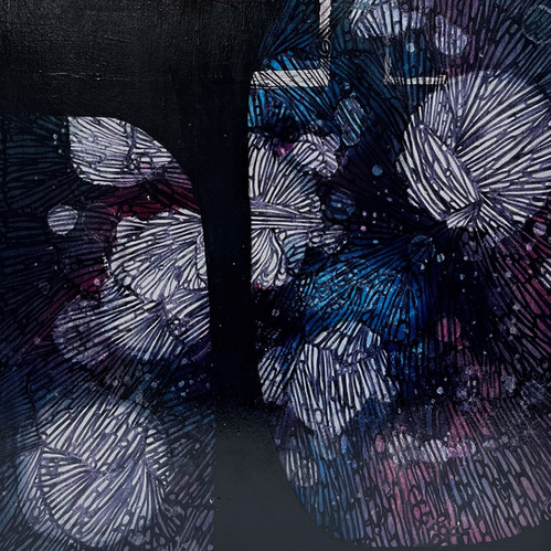 Casting Out, 16" x 16" | Nancy Johns Gallery