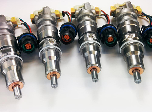 FORD 6.0L INJECTOR SET 50HP 155/15 DYNOMITE DIESEL | Flying Wrench ...