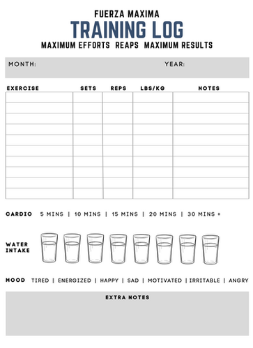 FM Training Log | website