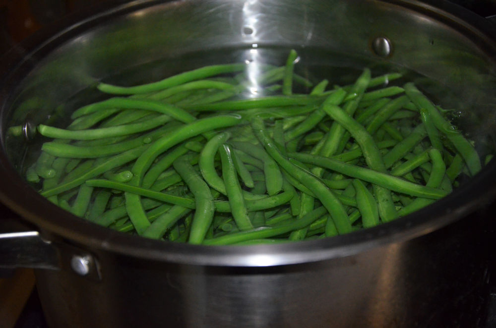 Conserves de Haricots verts du jardin
