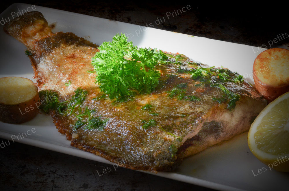 Recette de plie meunière (carrelet)