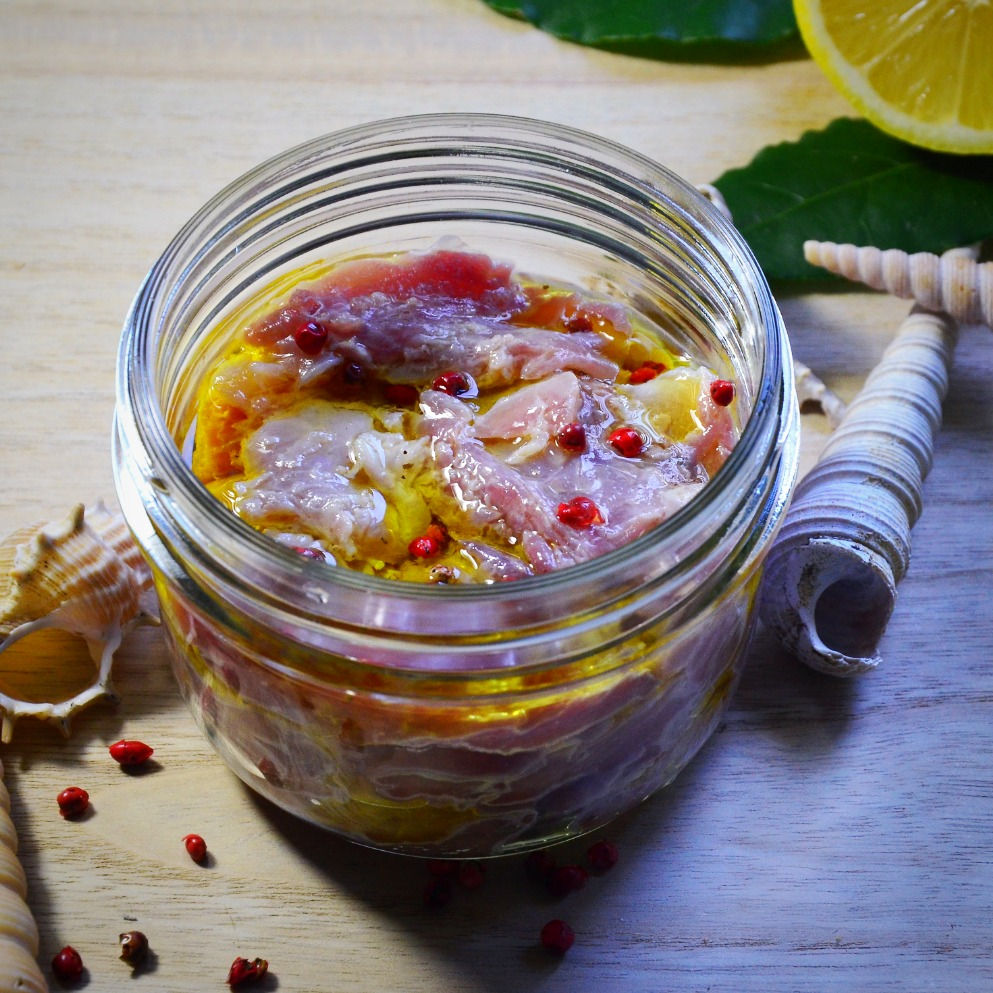 Conserve maison de thon à l'huile