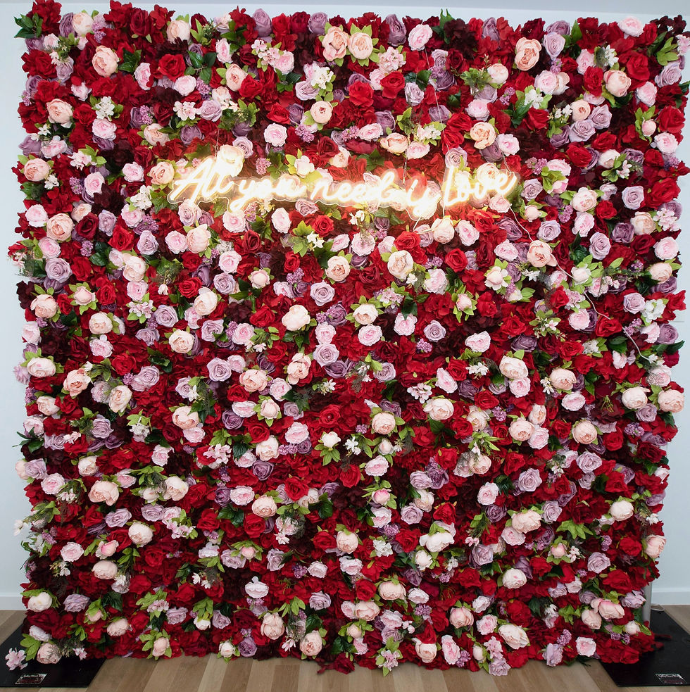 Ruby wall | Props & Roses