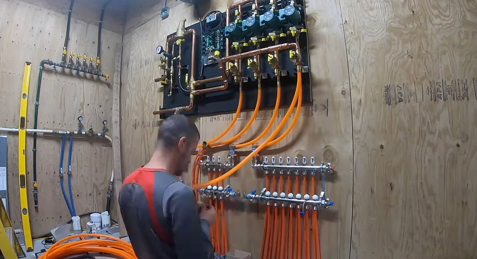 Radiant Heat Install Pt 2/5 | Control Panel | MAD County Build