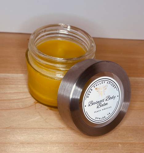 Peach Hibiscus Honey Body Balm | Deer Valley Apiary