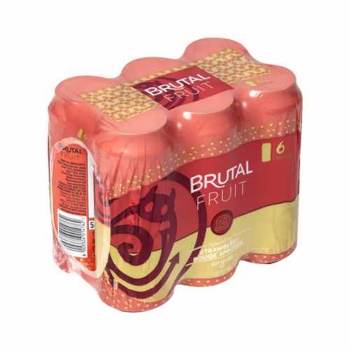 BRUTAL FRUIT - STRAWBERRY ROUGE (6 X 500ML) | Quickdose.co.za