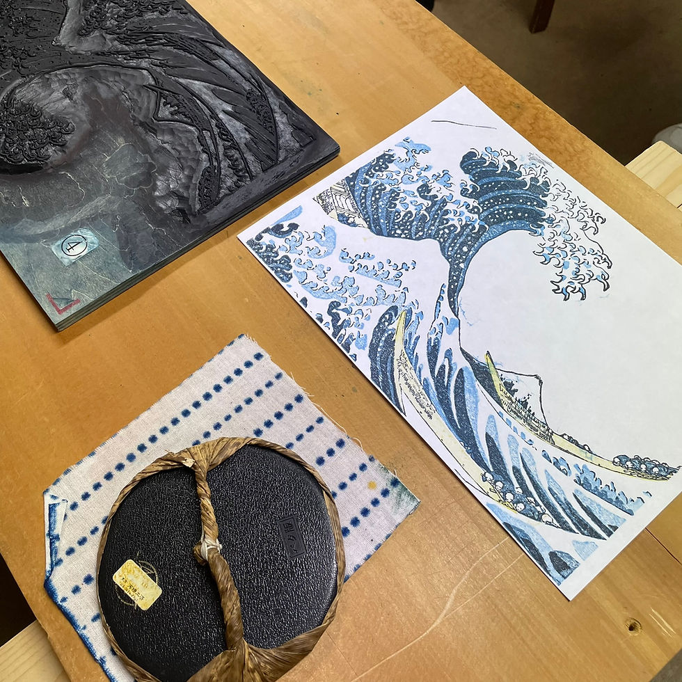 Authentic Ukiyo-e Printmaking Experience Under Artisan Guidance at Takahashi Studio