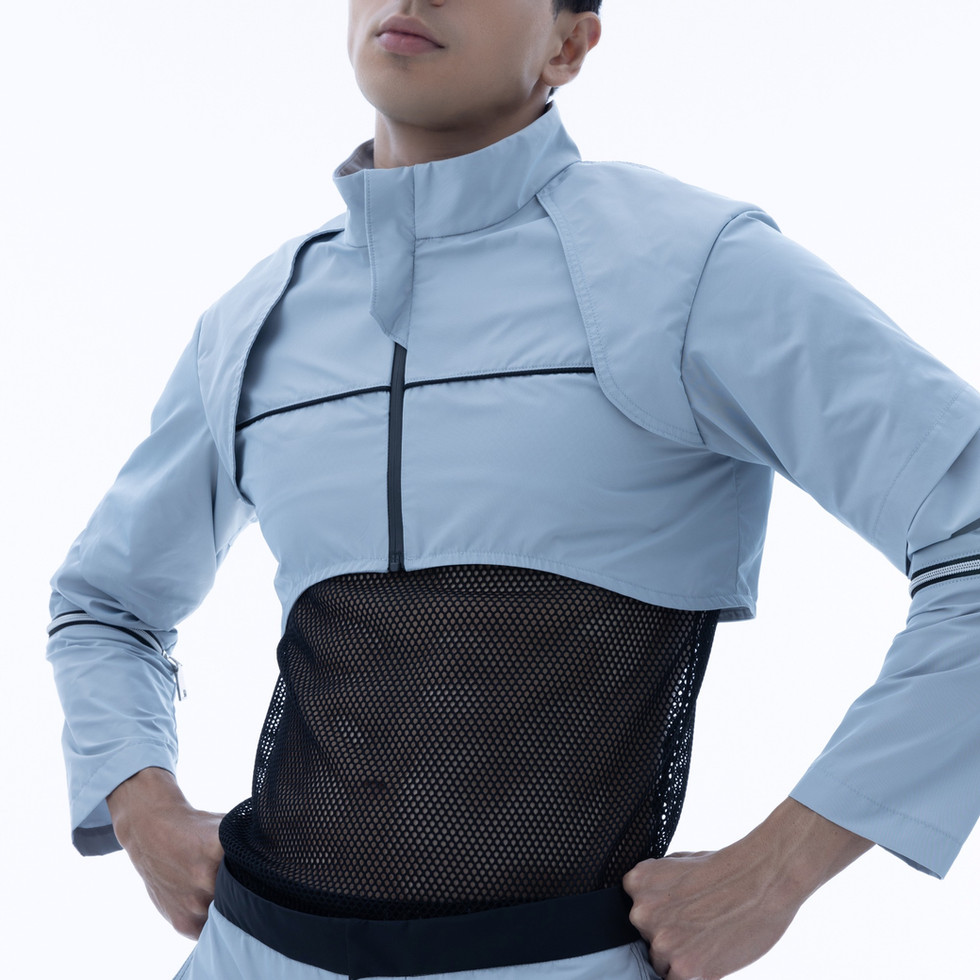 Eco Cropped Jacket♻ | Clean clothes only