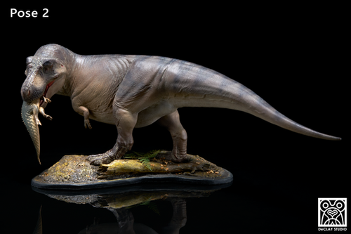 T. rex and Edmontosaurus - Pose 2 - Scale 1/35 and 1/15 - De CLAY ...