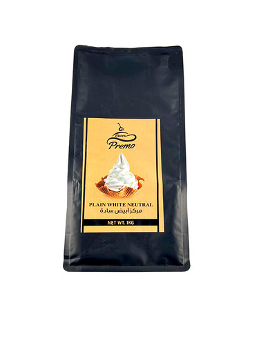 ICE CREAM POWDER PLAIN WHITE NEUTRAL PREMO 1 KG | NEDRAN Group