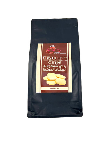 WHITE CHOCOLAT COMPOUND CHIPS 1 KG | NEDRAN Group
