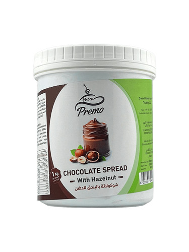 PREMO CHOCOLATE SPREAD WITH HAZELNUT 1KG | NEDRAN Group