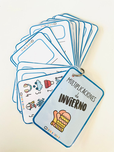 Multiplicaciones de invierno | PIZARRADECOLORES