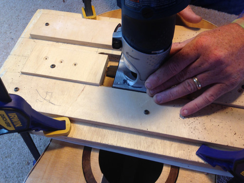 Saddle Slot Routing Jig | Spencer Acoustics