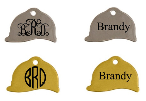 Riding Helmet Tag- TWO Sided | horsefare
