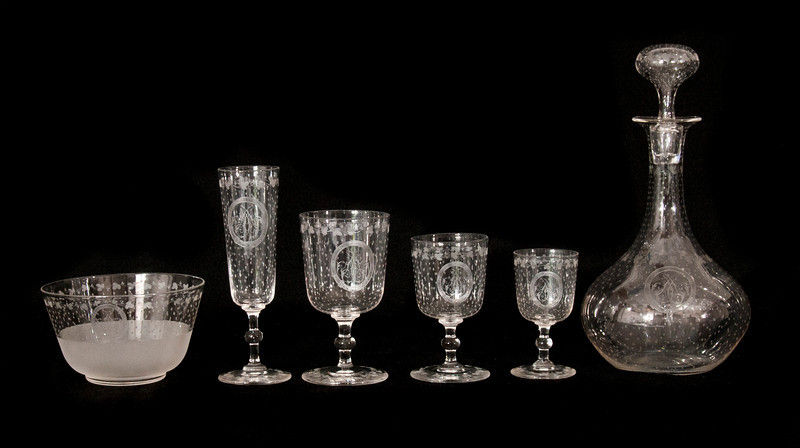 European Glass Tableware Set