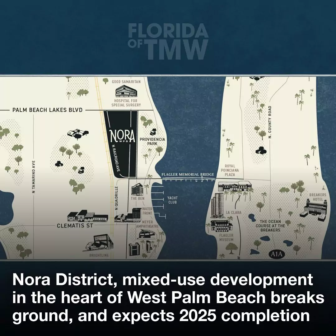 Nora District, mixed-use development in West Palm Beach, expects 2025 ...