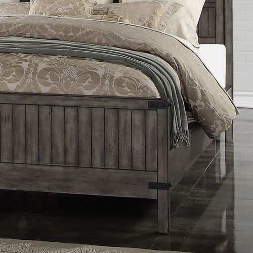 Storehouse - King Footboard - Smoked Grey