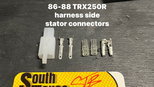 86-88 TRX250R stator connectors (harness side) | South Texas Banshee