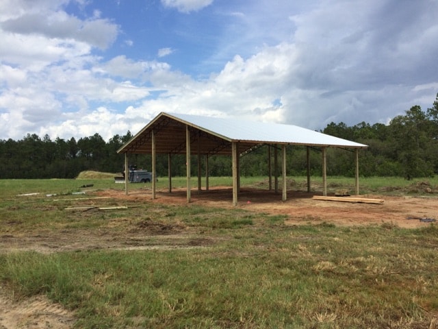 Photos | Pole Barn Kits Florida | Metal Trusses | Backwood Buildings