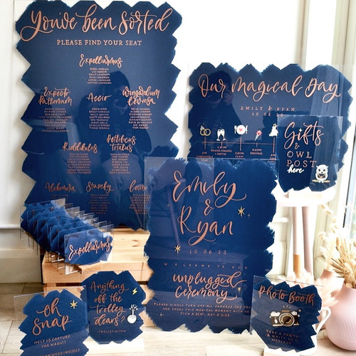 Acrylic Wedding Sign Packages, Wedding Signs, Wedding Welcome Sign ...