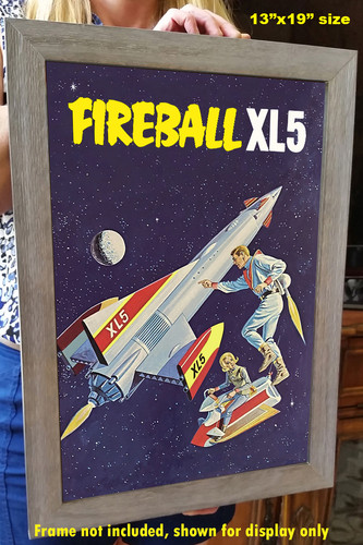 Fireball XL5 1965 Science Fiction Television Series Vintage-Style ...