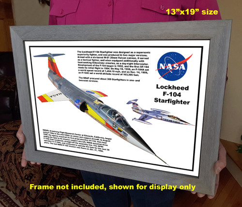 Lockheed F-104 Starfighter Advertising Poster | Posterzilla Posters