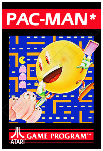 Atari Pac-Man Video Game 1982 - Cool Vintage Poster | Posterzilla Posters