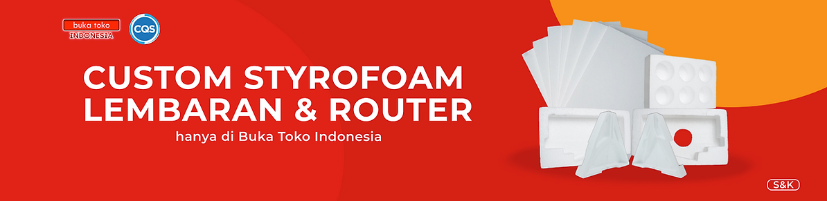 Styrofoam custom| molding, router, lembaran, balok, box