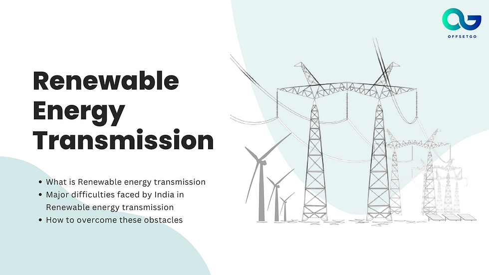 Renewable energy transmission Renewable energy transmission