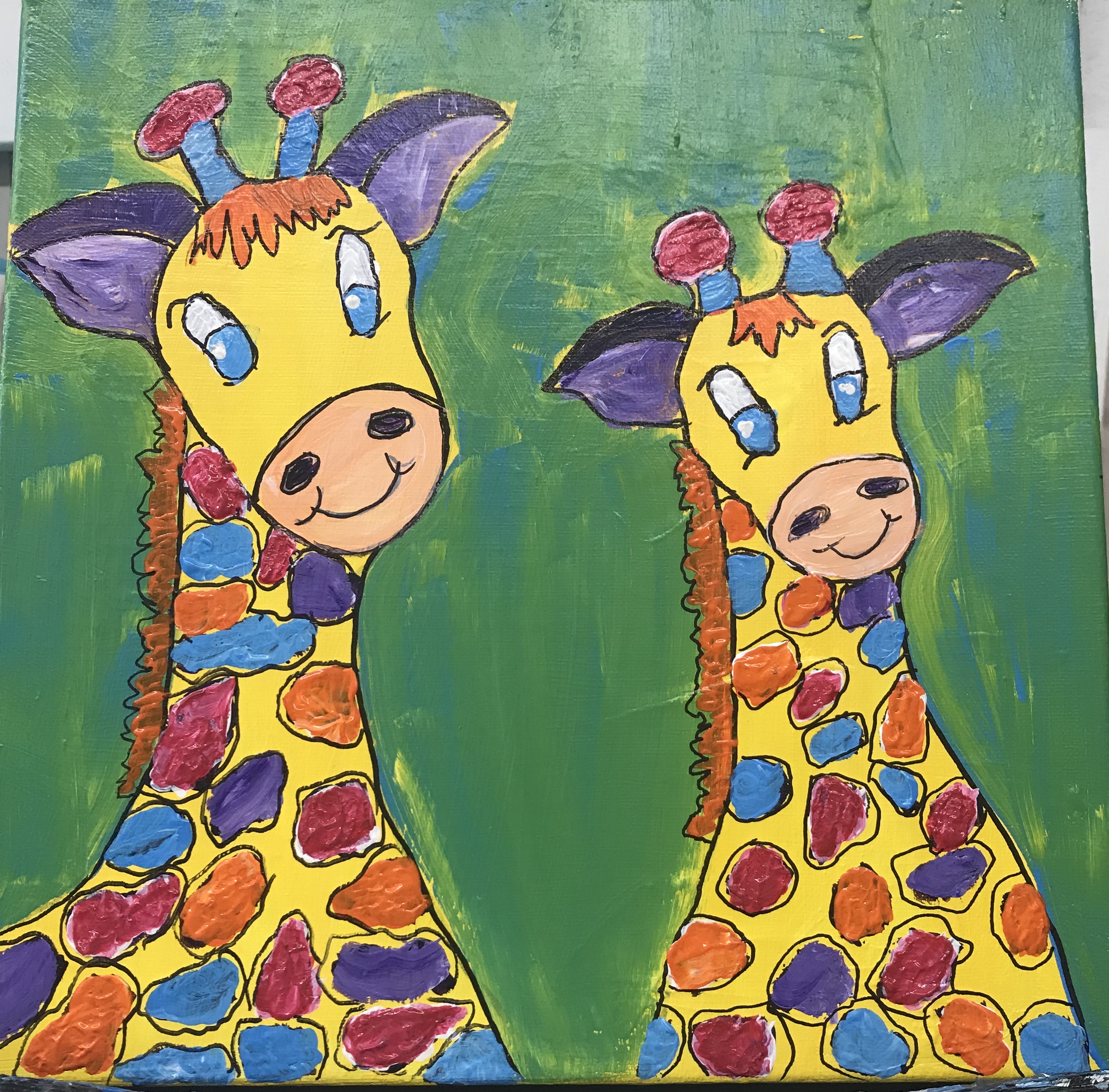Paint a Giraffe Together