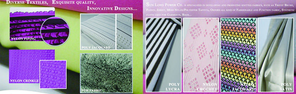 SUN LONG POWER | Taiwan Knitted Fabric, Textile, Garment, Sportswear