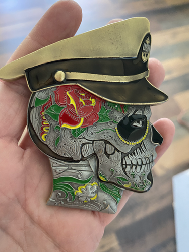 Male Sugar Skull Coin | Mysite