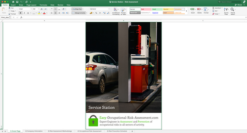 Complete Health and Safety Risk Assessment for Service Station to Download