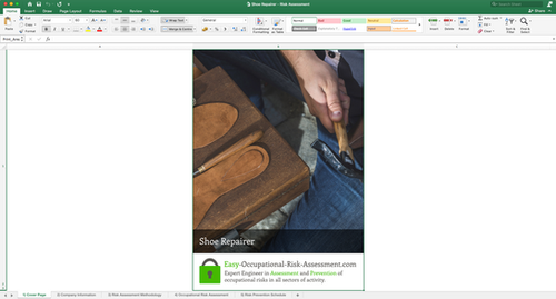 Complete Health and Safety Risk Assessment for Shoe Repairer to Download