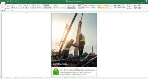 Complete Health and Safety Risk Assessment for Construction to Download