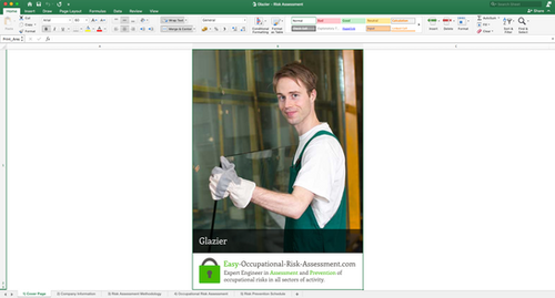 Complete Health and Safety Risk Assessment for Glazier to Download