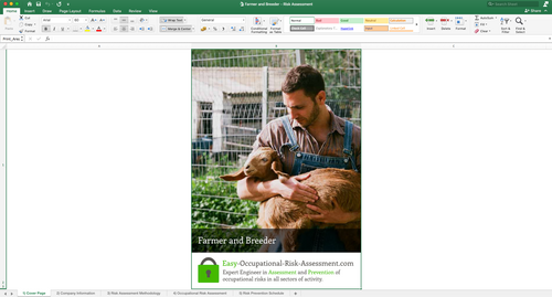 Complete Health and Safety Risk Assessment for Farmer and Breeder to ...