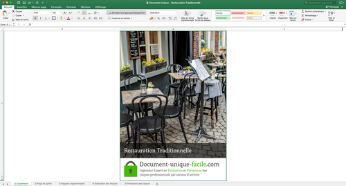 Document Unique : Restauration | Evaluation et prévention des risques ...