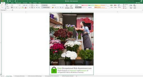 Complete Health and Safety Risk Assessment for Florist to Download