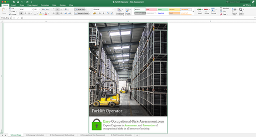 Complete Health and Safety Risk Assessment for Forklift Operator to ...