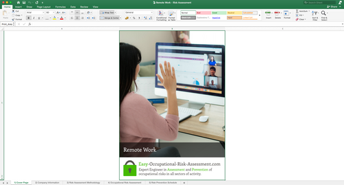 Complete Health and Safety Risk Assessment for Remote Work to Download